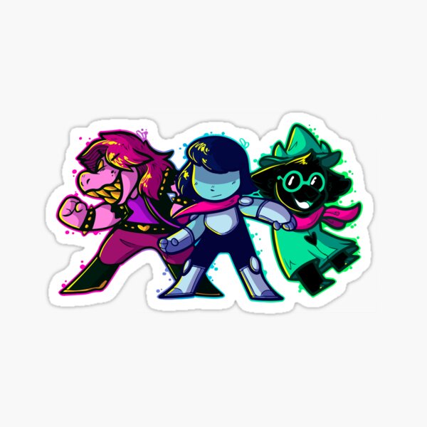 "Deltarune - Delta Squad" Sticker by WarSloth | Redbubble