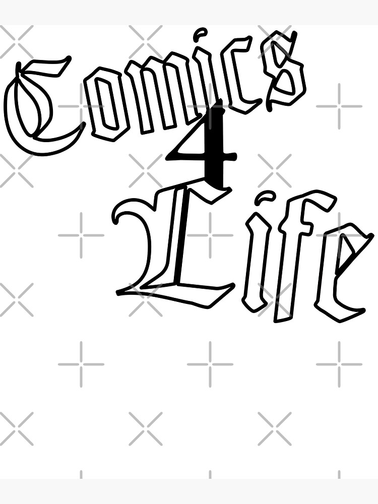 "Comics 4 Life Logo" Art Print for Sale by CenturyComics | Redbubble