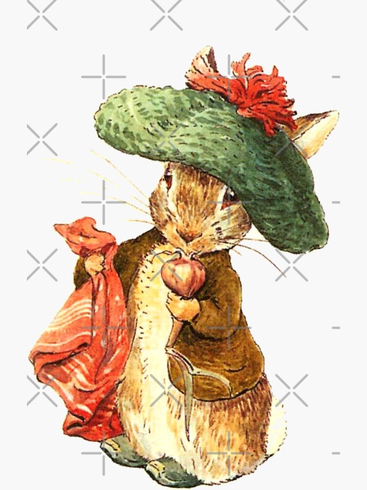 "Benjamin Bunny - Beatrix Potter" Sticker for Sale by forgottenbeauty ...