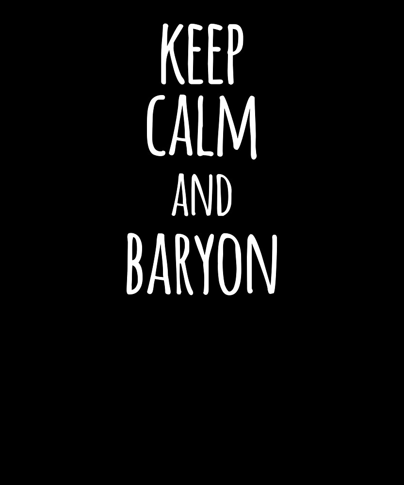 "Keep Calm and Baryon- Funny Particle Physics Joke" by the-elements ...
