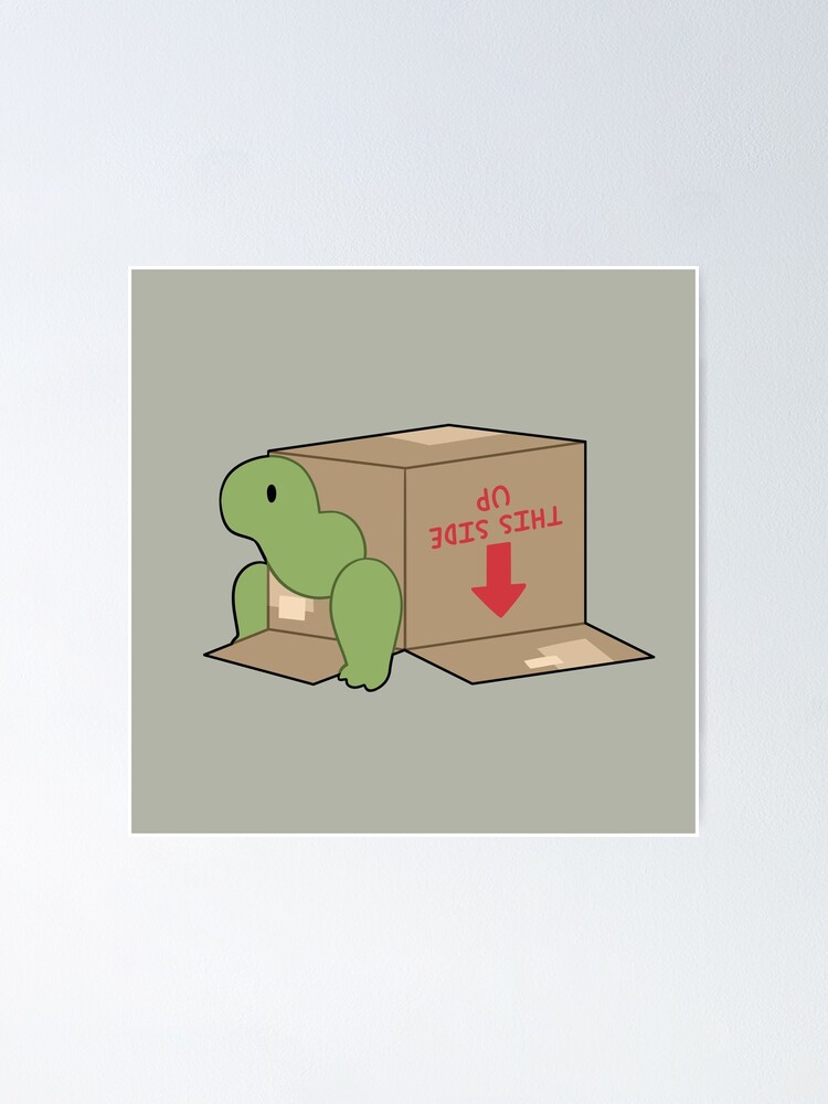 "Box Turtle" Poster by Lunaleth | Redbubble