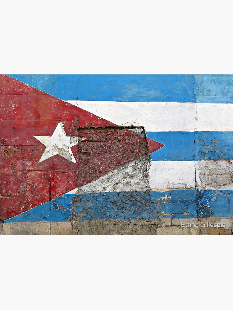 "Cuban Flag Mural " Sticker for Sale by ethna | Redbubble