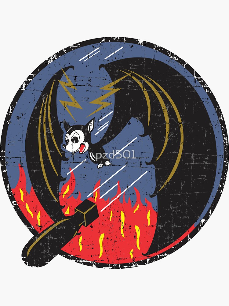 "VPB-15 USN Patrol Bombing Squadron WWII - Grunge Style" Sticker by ...