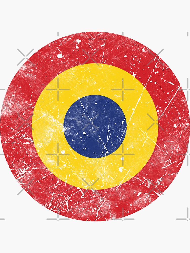 "Romanian Air Force Flag Roundel" Sticker for Sale by quark | Redbubble