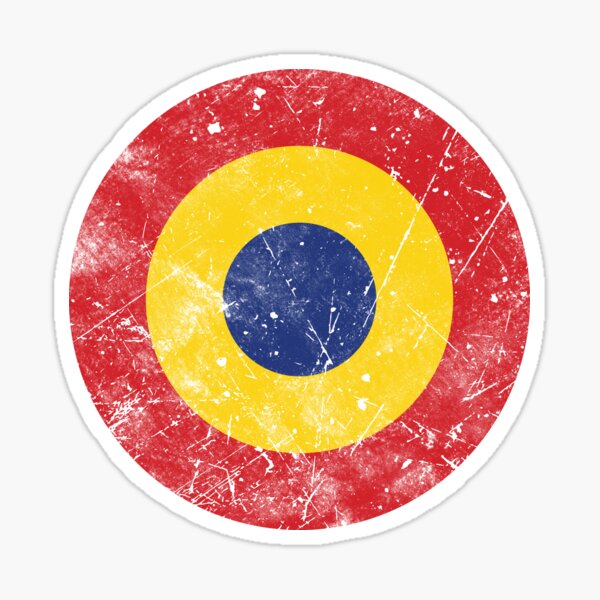 "Romanian Air Force Flag Roundel" Sticker for Sale by quark | Redbubble