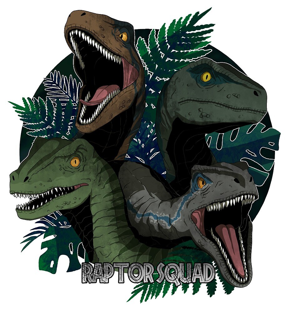 "Raptor Squad" by Kairi-Z | Redbubble