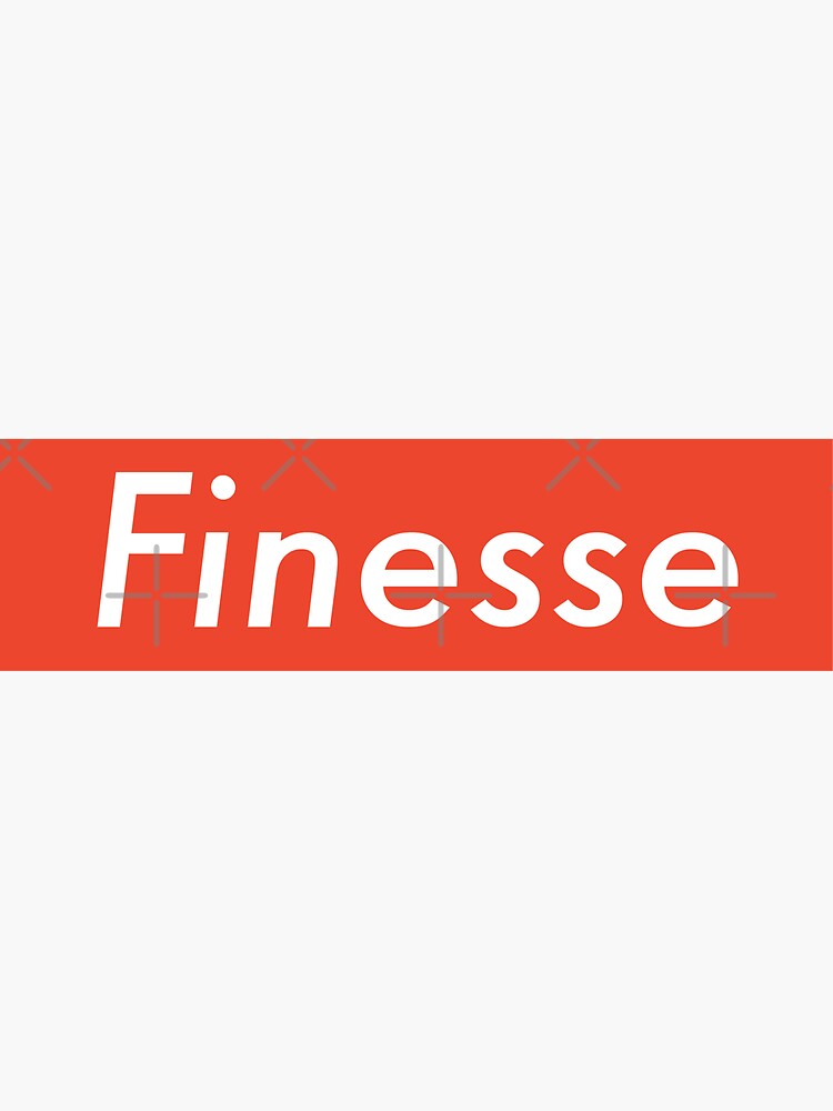 "Finesse Red Box Logo" Sticker for Sale by SmithDigital | Redbubble
