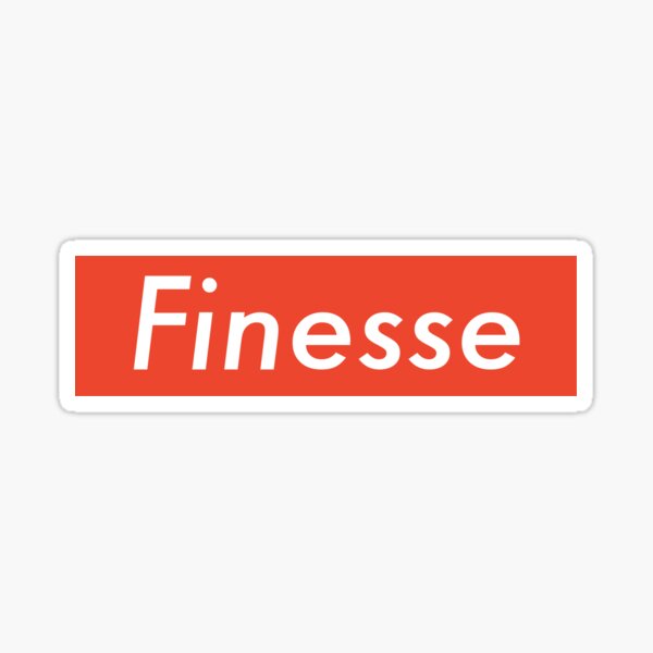 "Finesse Red Box Logo" Sticker for Sale by SmithDigital | Redbubble