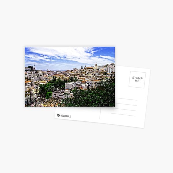 "Albufeira Old Town II" Postcard for Sale by tomg | Redbubble
