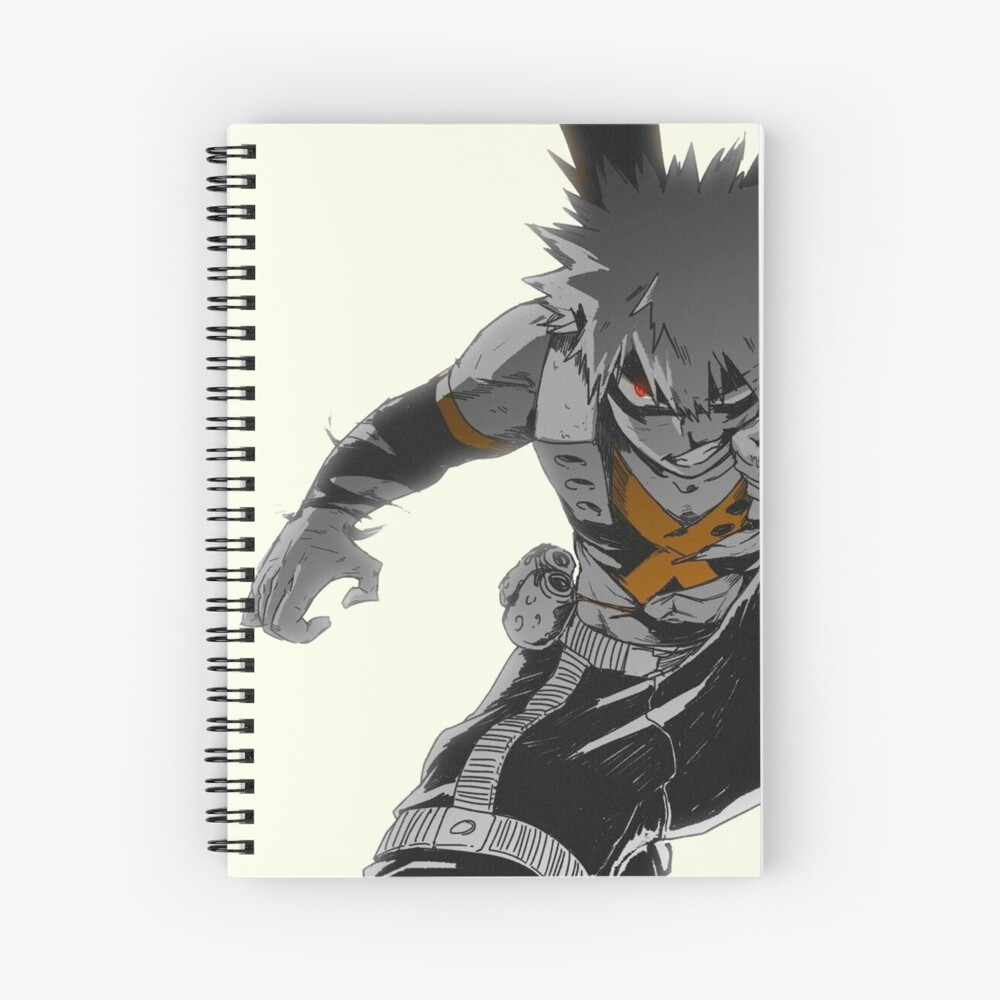 "Katsuki Bakugou" Spiral Notebook by megaposter | Redbubble