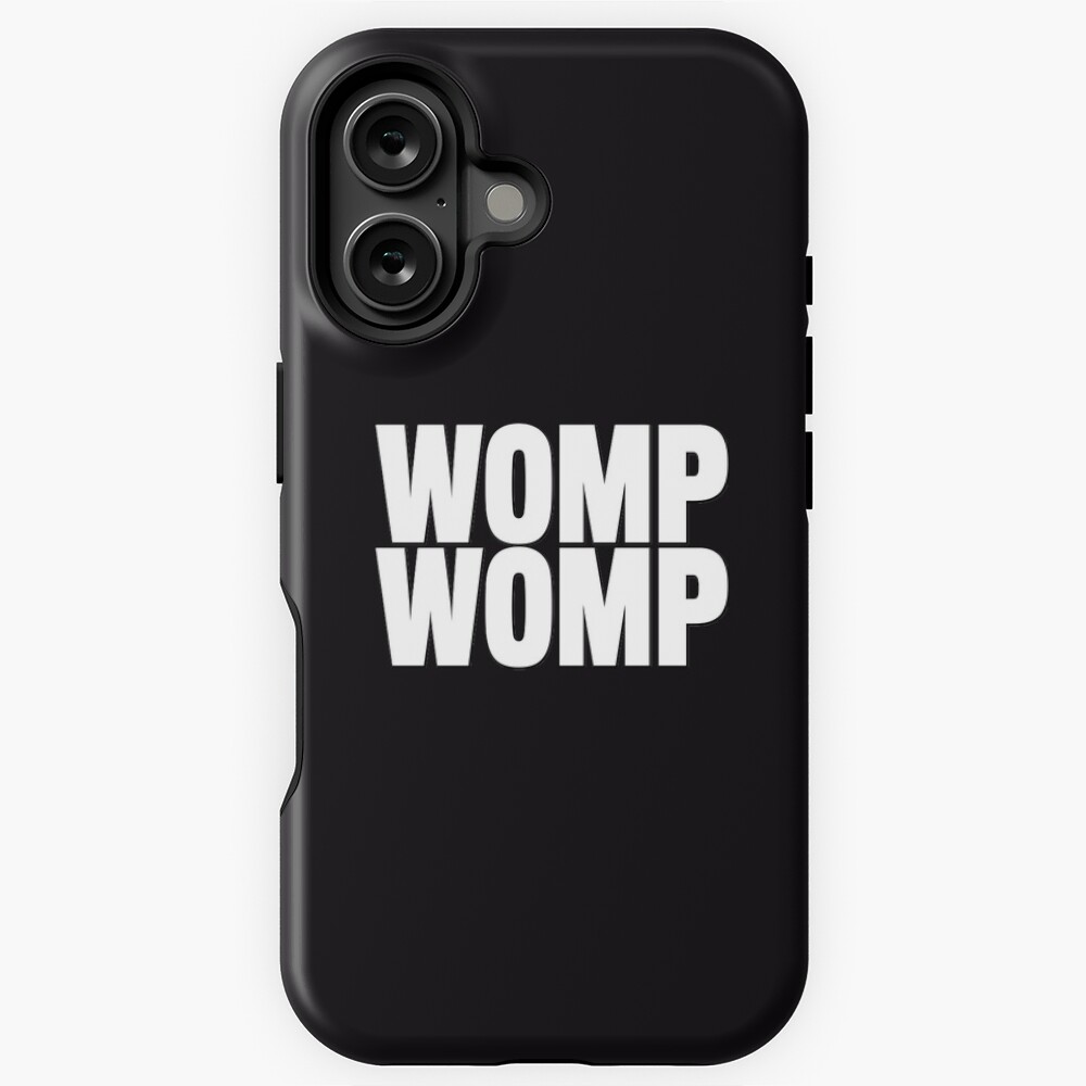 "WOMP WOMP Stephen Miller Admin funny meme text white on black" Poster ...