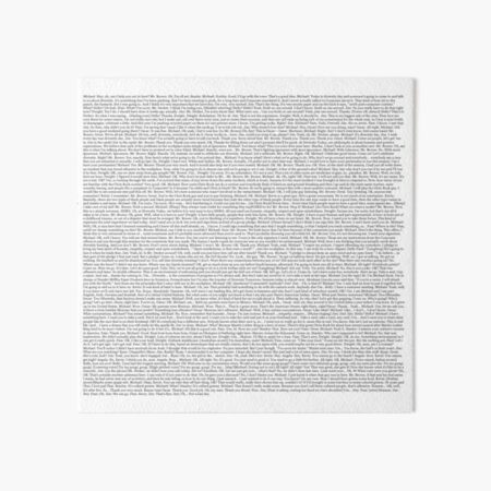 "The office diversity day script" Art Board Print for Sale by evolky13 ...