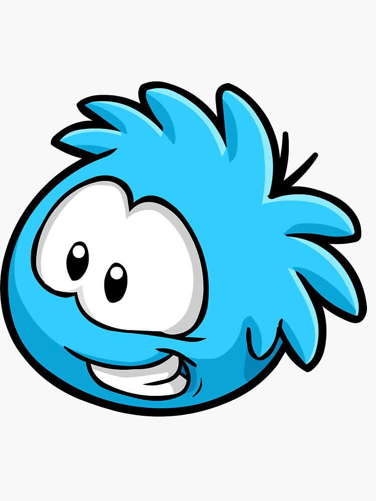 "Blue Puffle" Sticker for Sale by awoods6524 | Redbubble