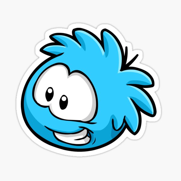 "Blue Puffle" Sticker for Sale by awoods6524 | Redbubble