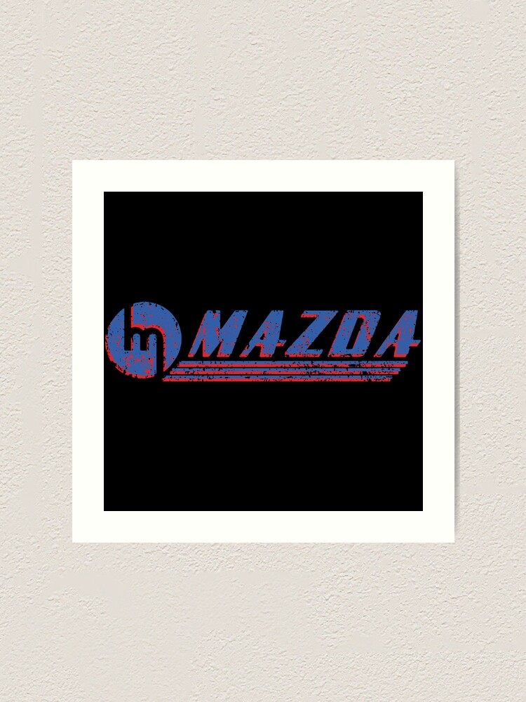 "Vintage Mazda Logo" Art Print by tanyarose | Redbubble