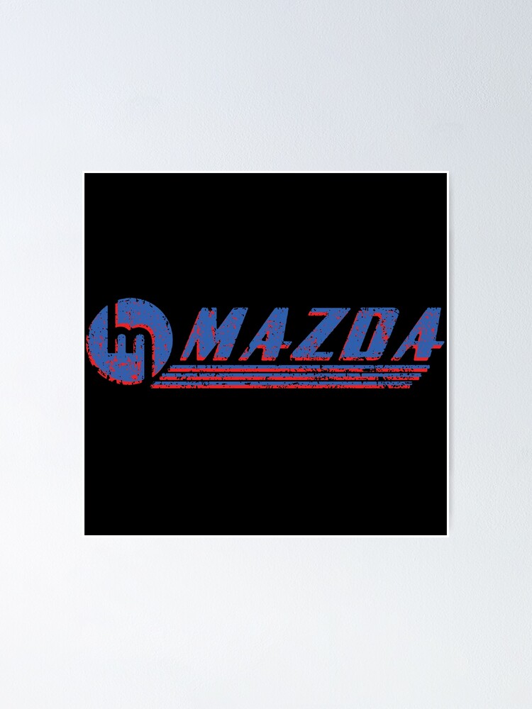 "Vintage Mazda Logo" Poster by tanyarose | Redbubble
