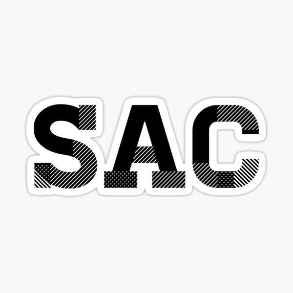 "SACRAMENTO CA SAC Letters" Sticker by ElizaGraceDance | Redbubble