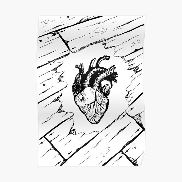 "Tell Tale Heart Edgar Allan Poe" Poster for Sale by darkestraven ...