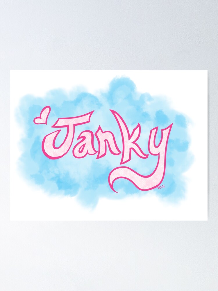 "Janky" Poster for Sale by ace-of-lords | Redbubble