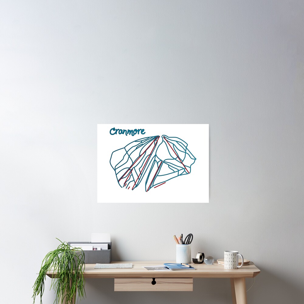 "Cranmore Trail Map" Poster for Sale by ChasingGnarnia | Redbubble