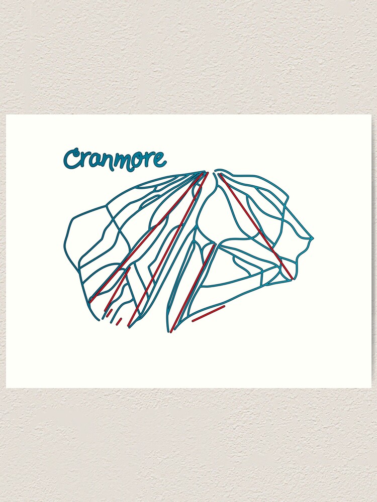 "Cranmore Trail Map" Art Print for Sale by ChasingGnarnia | Redbubble
