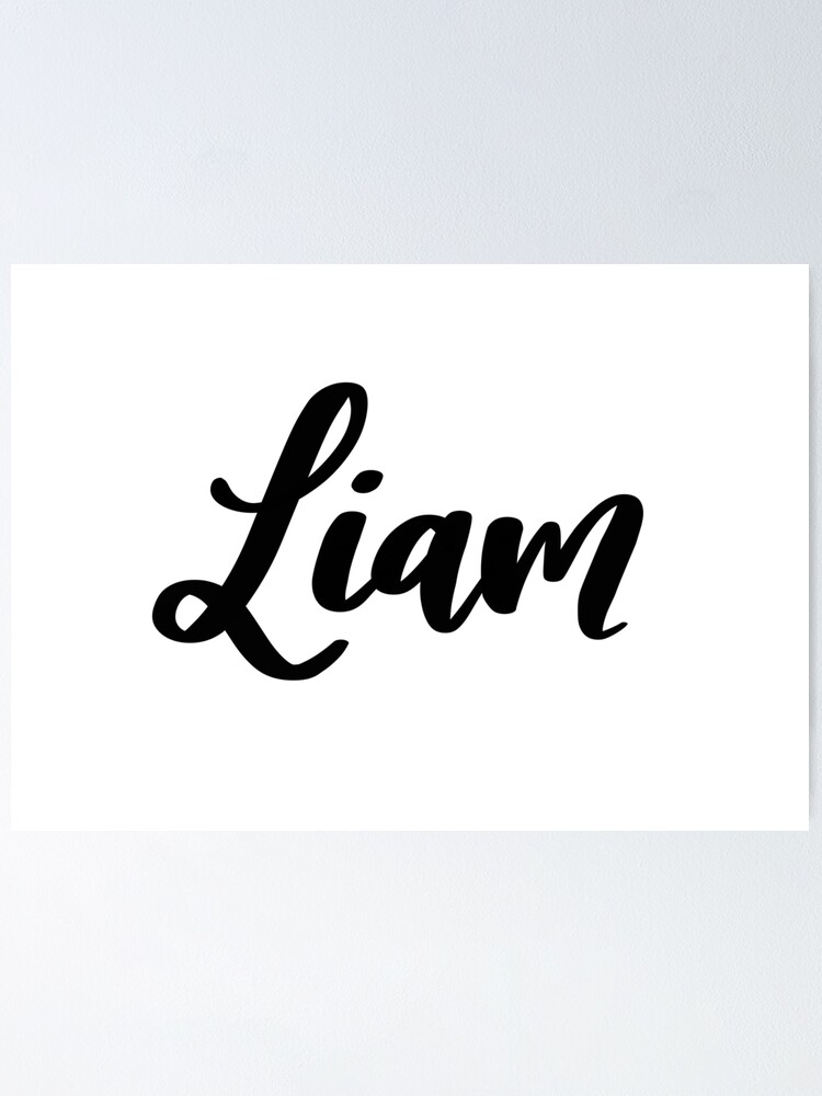 Póster «Liam» de ellietography | Redbubble