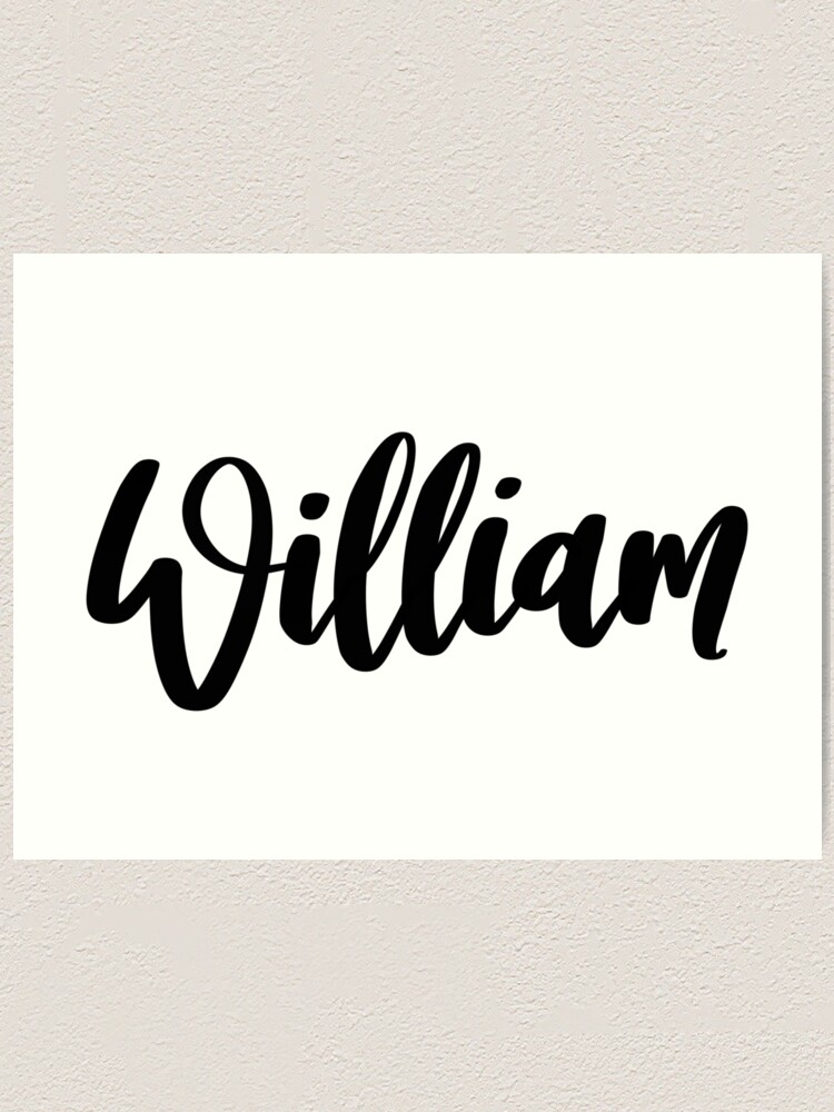 "William " Art Print for Sale by ellietography | Redbubble