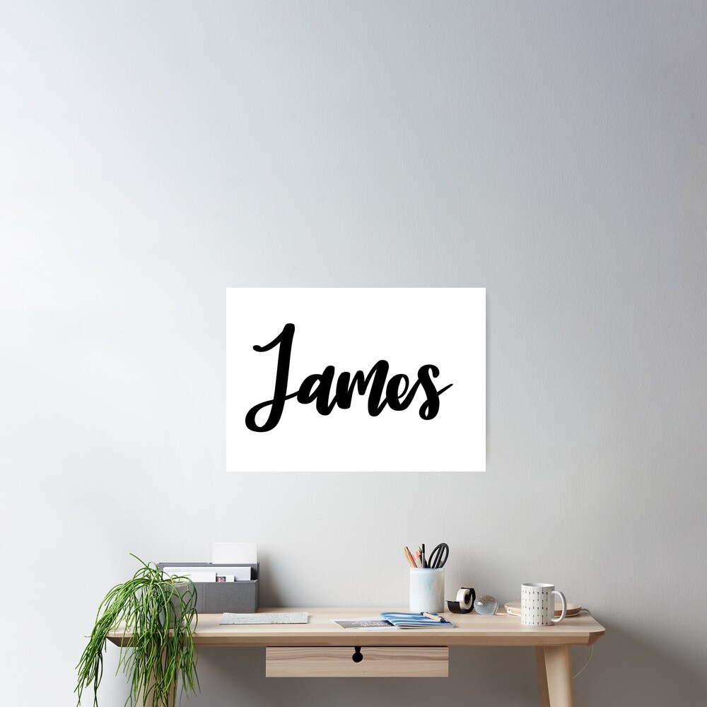 "James " Sticker for Sale by ellietography | Redbubble
