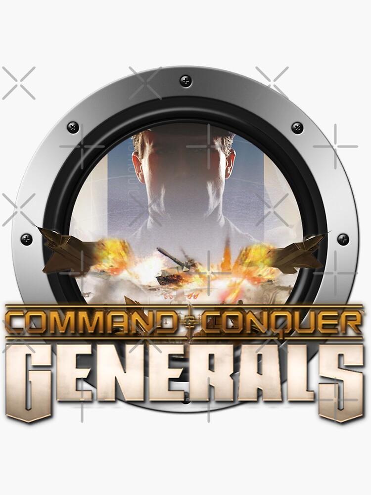 "Command and Conquer Generals" Sticker for Sale by MammothTank | Redbubble