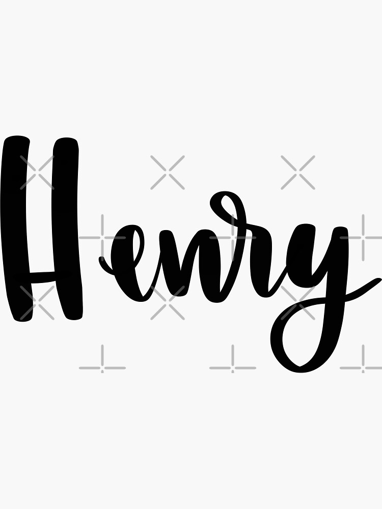 "Henry " Sticker by ellietography | Redbubble