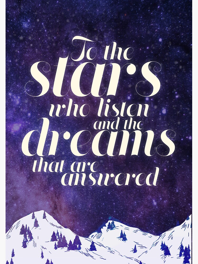 "Acotar Quote" Sticker for Sale by lumagic | Redbubble