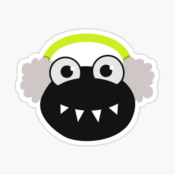 "Cute Cartoon Bug Earmuffs Winter" Sticker for Sale by azzza | Redbubble