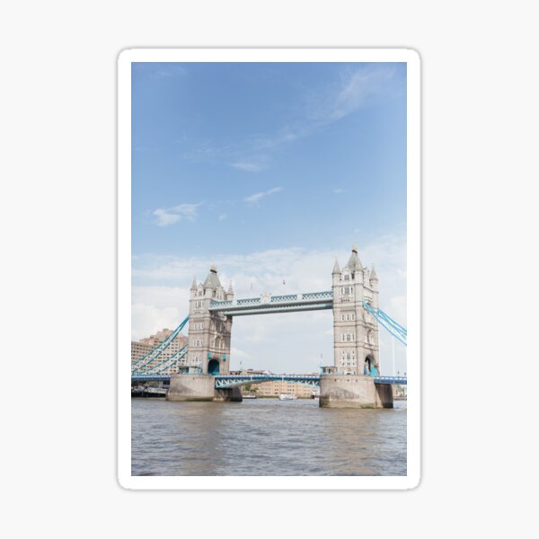 "Tower Bridge - London (vertical)" Sticker by maciasa001 | Redbubble