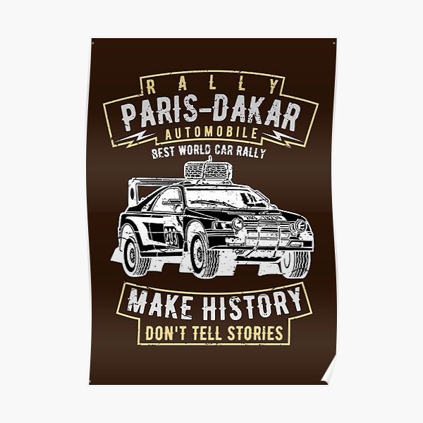 Pósters: Rally Paris Dakar | Redbubble