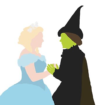 "elphaba & glinda - wicked" Poster for Sale by jennasbubble | Redbubble