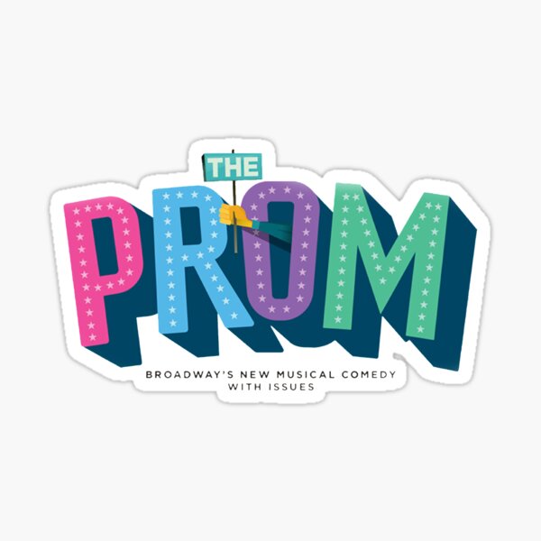 "the prom musical" Sticker for Sale by ahudo | Redbubble