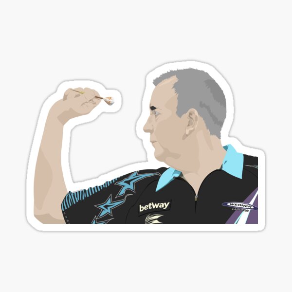 "Phil 'The Power' Taylor" Sticker for Sale by Movi-Art | Redbubble