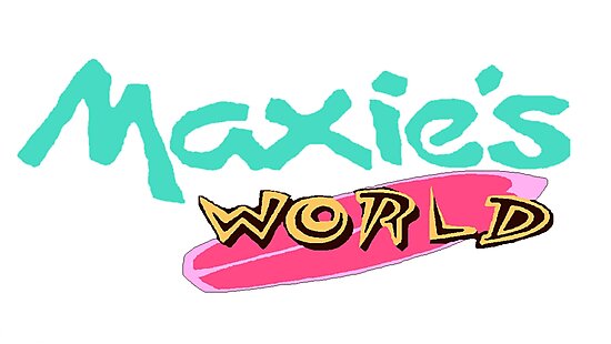 "Maxie's World - Cartoon" Photographic Print by SavedByTheCraft | Redbubble