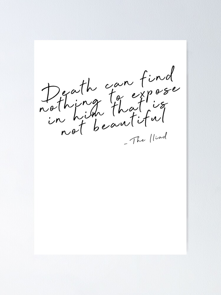 Iliad Death Quotes The Iliad By Homer | Goodreads