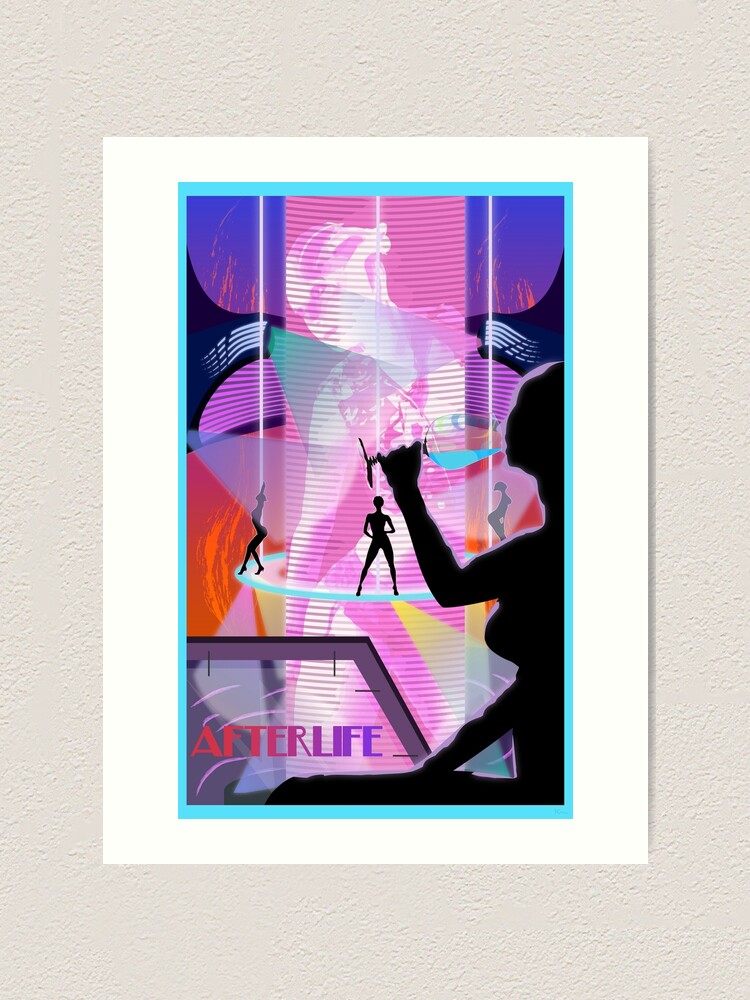 "Mass Effect 2 - Afterlife club poster" Art Print for Sale by ...