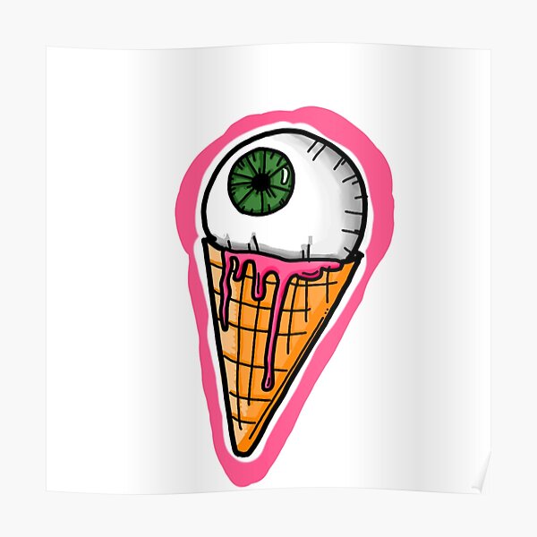 "Eyescream" Poster by Sonictroid | Redbubble