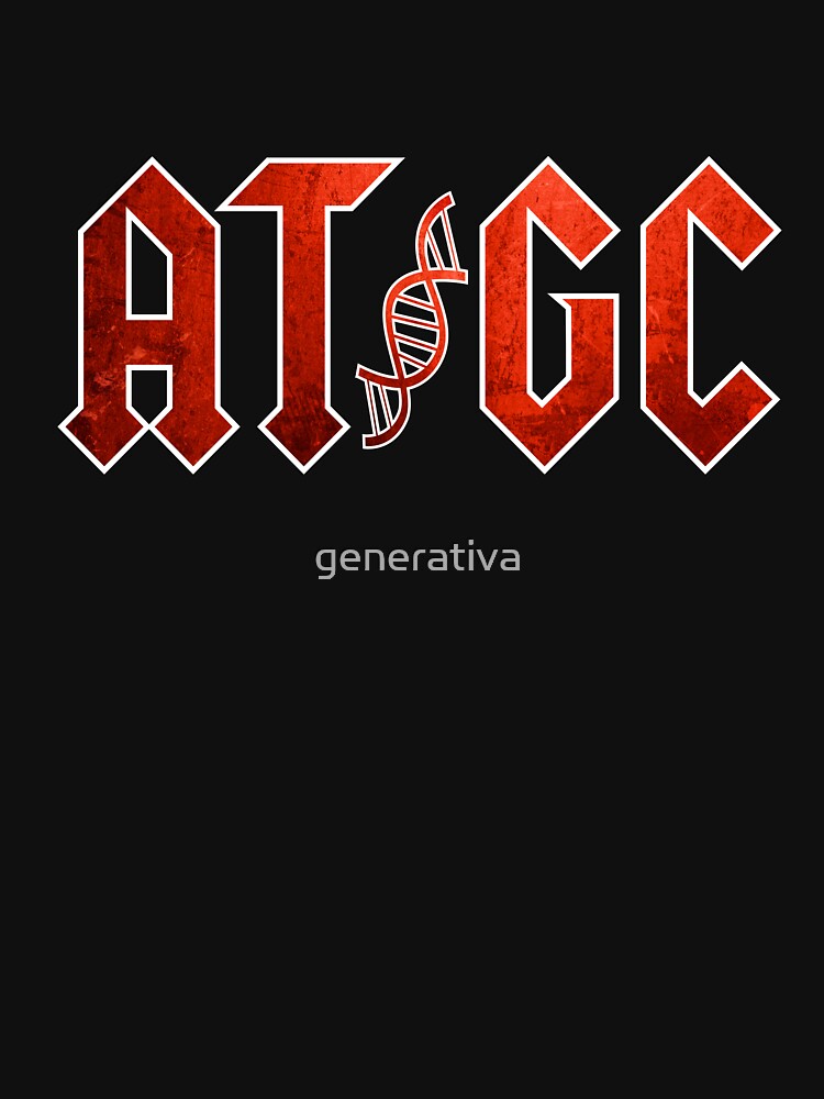 "ATGC Funny Science Teacher Gift DNA " T-shirt for Sale by generativa ...
