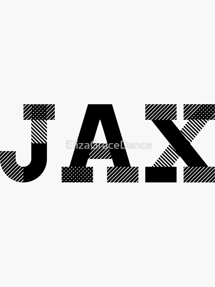 "Jacksonville JAX Letters" Sticker for Sale by ElizaGraceDance | Redbubble