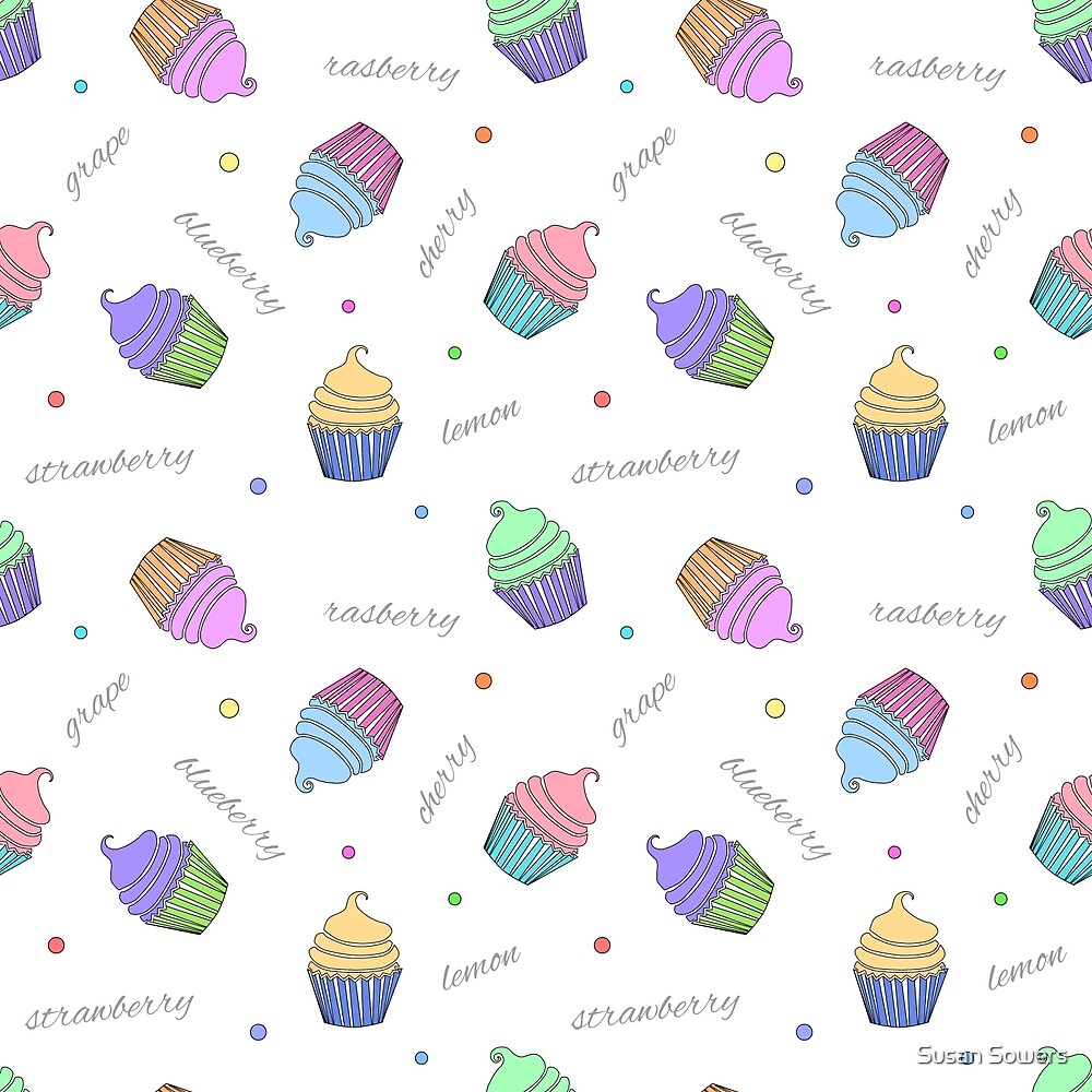 "Cupcakes" by Susan Sowers | Redbubble