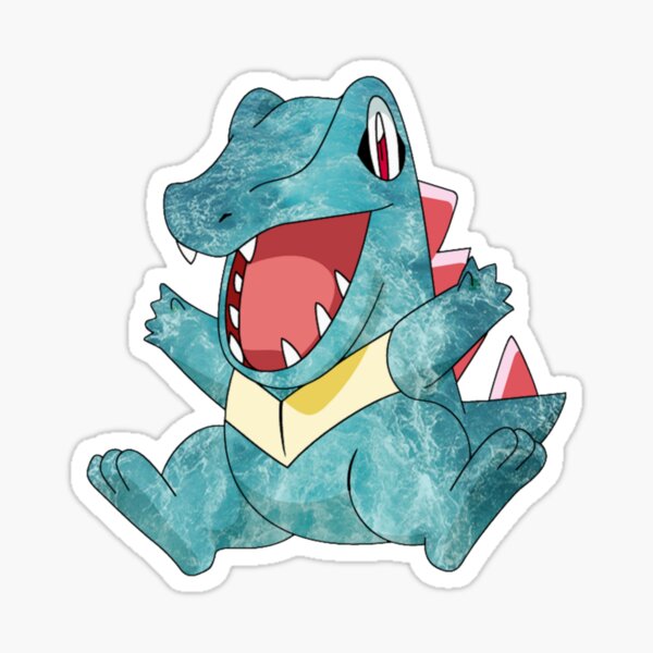 Totodile Stickers | Redbubble