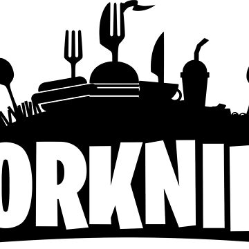 "Forknife" Sticker for Sale by Amy Gribbins | Redbubble