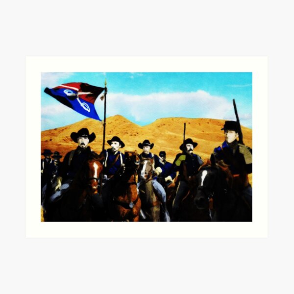 "The Irish of the 7th Cavalry" Art Print for Sale by DeaglanStudio ...