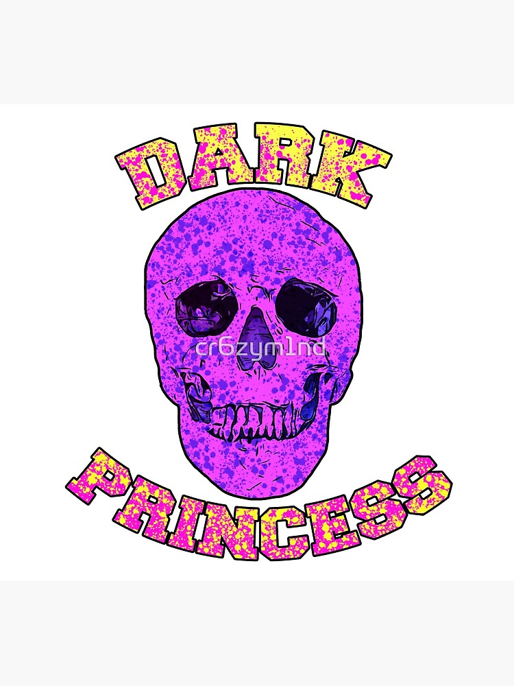 "DARK PRINCESS SKULL." Canvas Print by cr6zym1nd | Redbubble