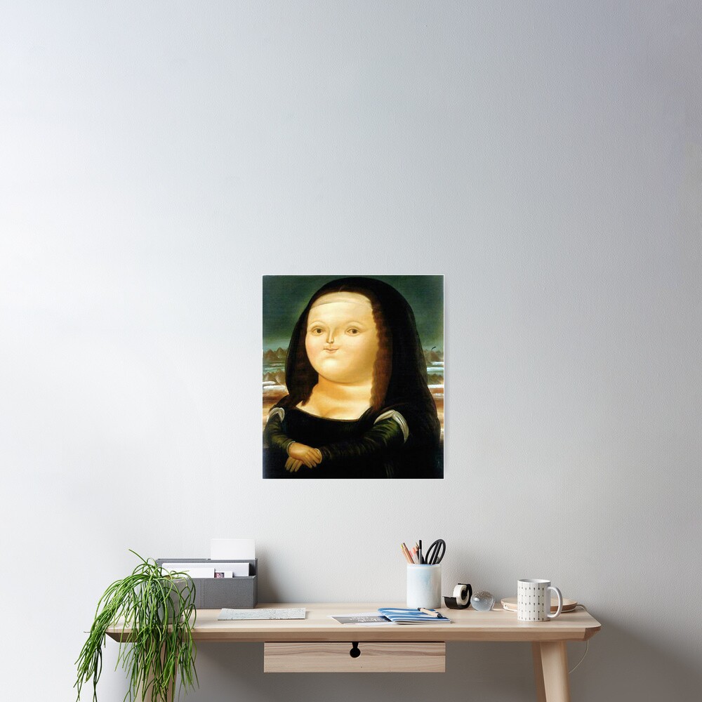 "Fat Mona Lisa" Poster for Sale by boothedog | Redbubble
