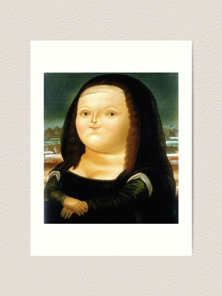 "Fat Mona Lisa" Art Print by boothedog | Redbubble